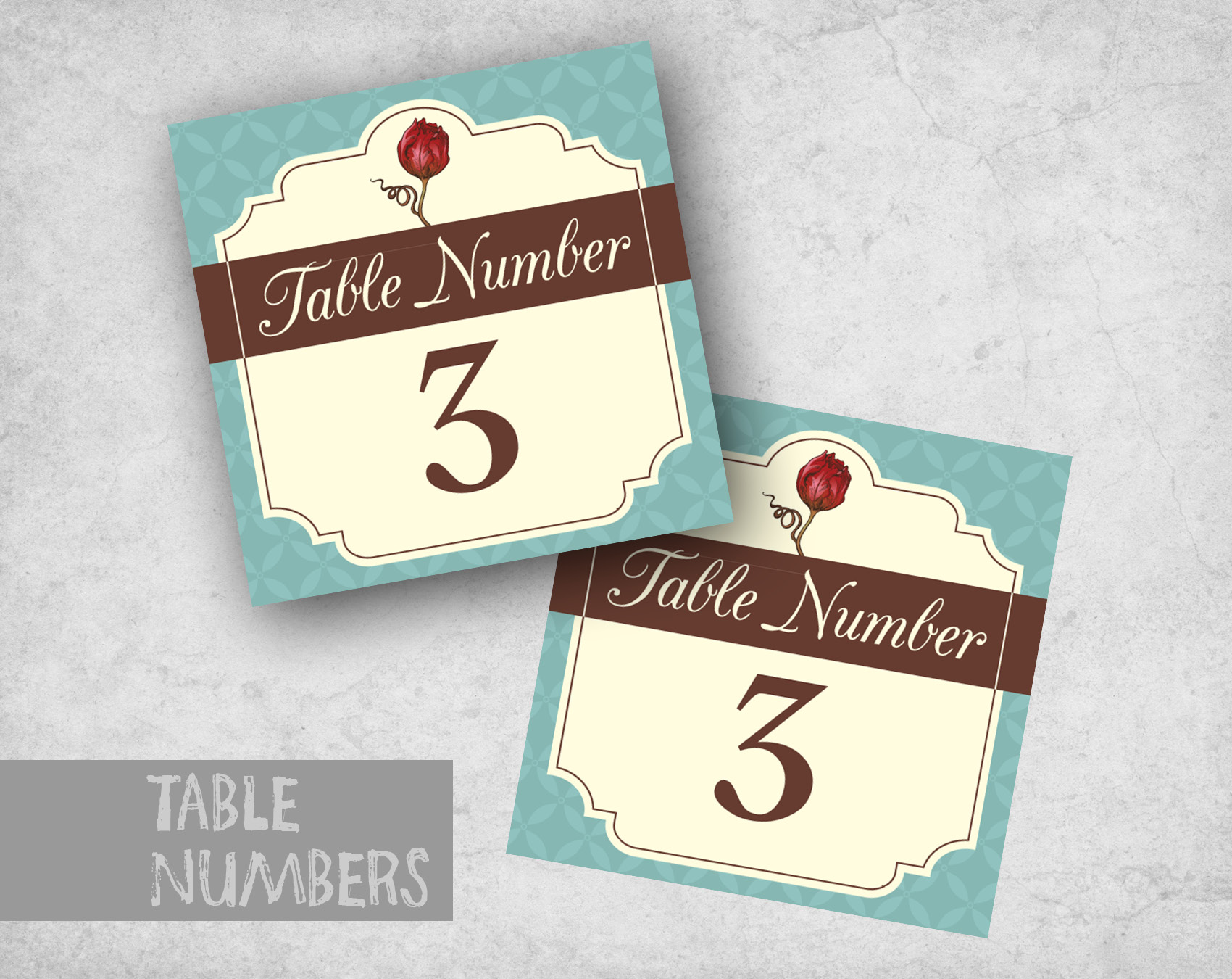 PIL-012 Table Numbers