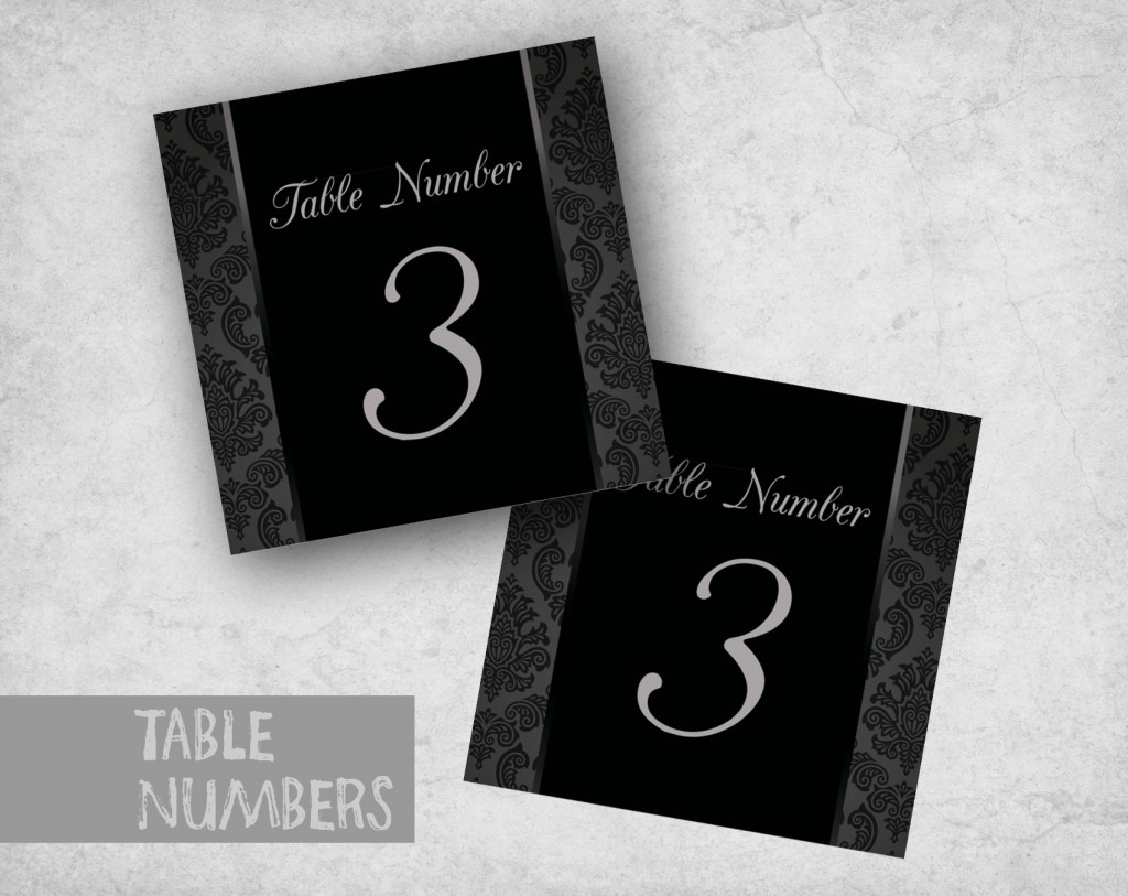 PIL-019 Table Number
