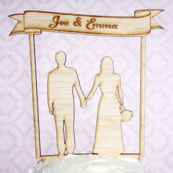 Custom Bamboo Cake Topper