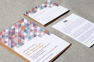 Geometric Wedding Invitations - The Marketplace | Emmaline Bride™