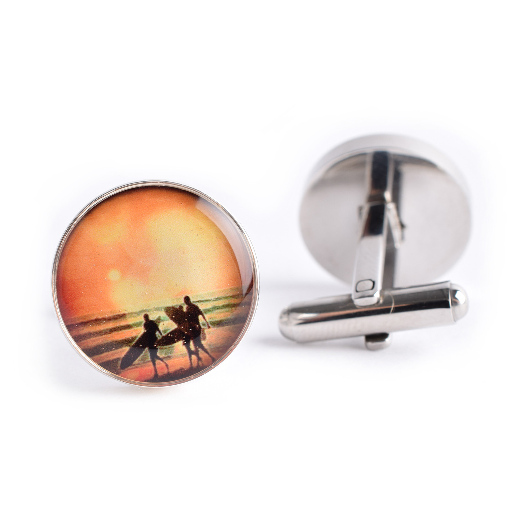 SURFER SUNSET CUFFLINKS