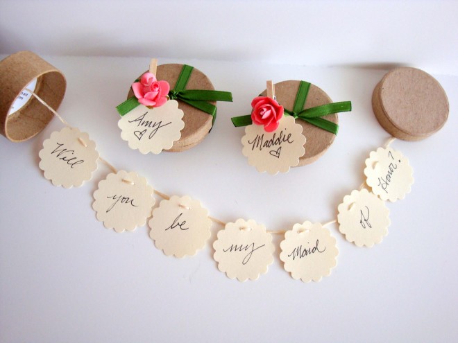 Garland Messsage Bridesmaid Proposal Will you be my Bridesmaid