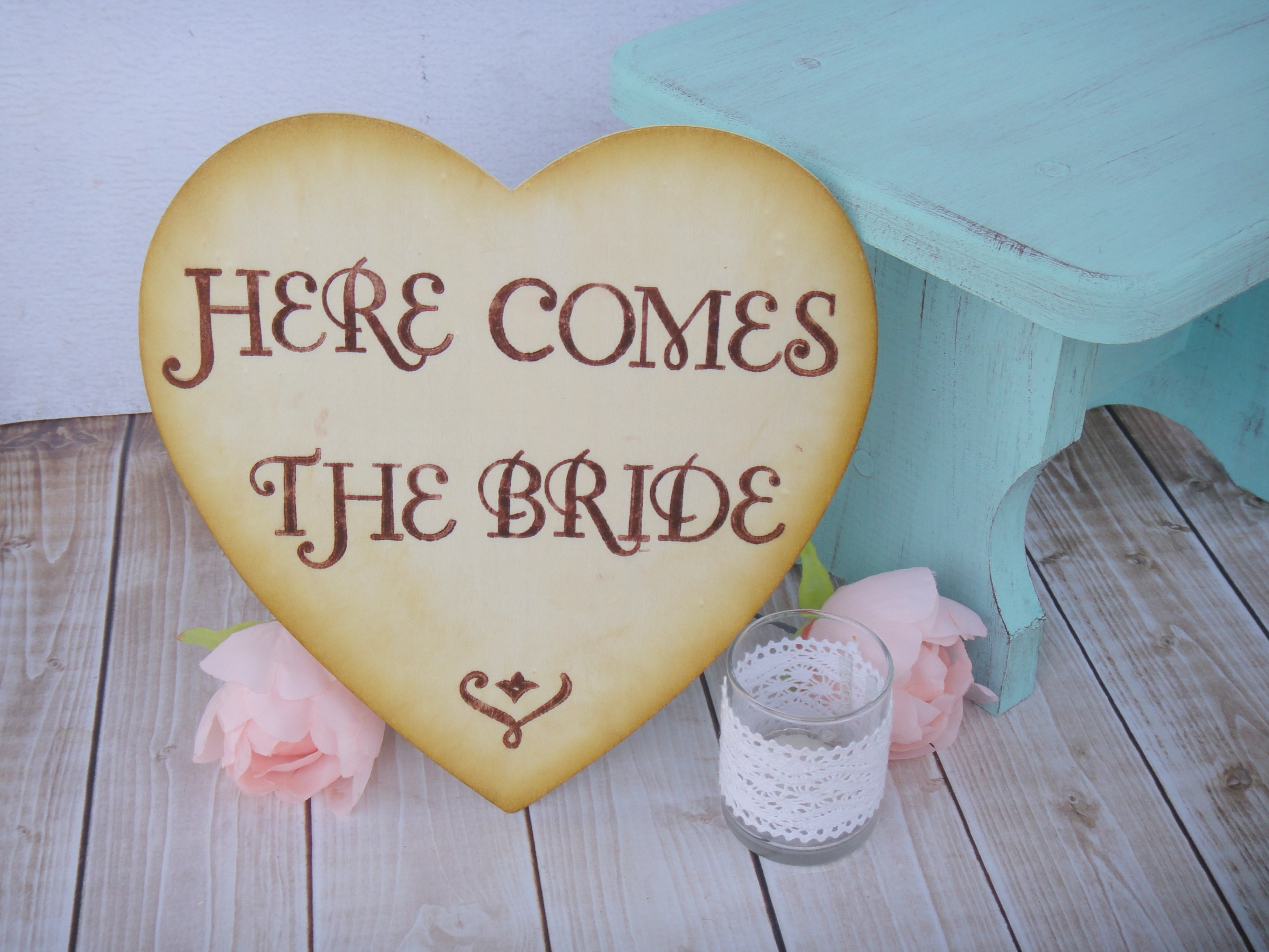 Here Comes the Bride Sign