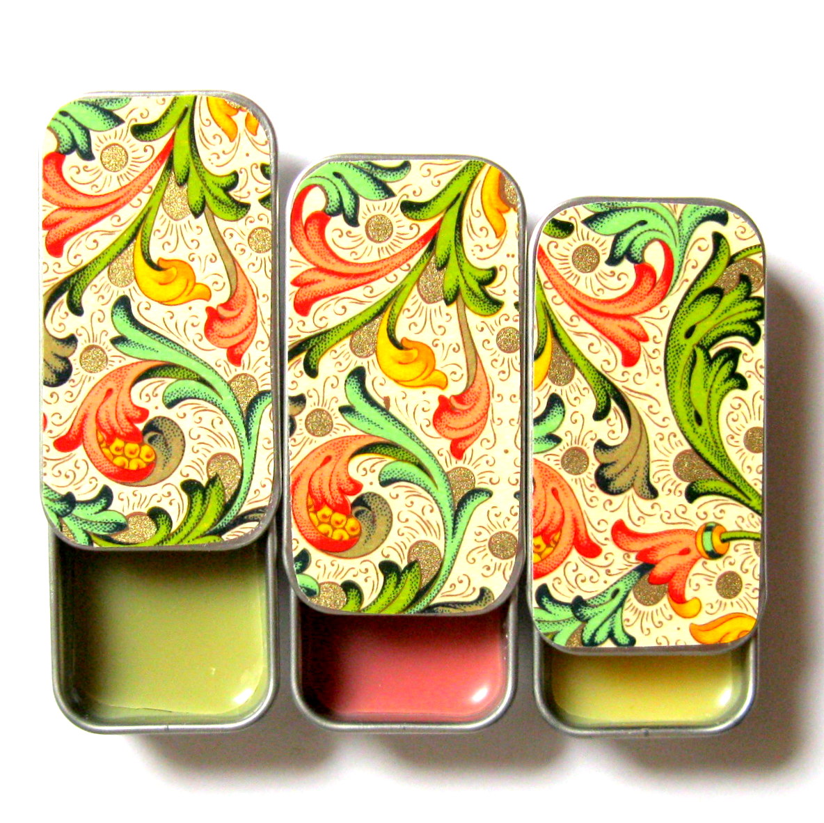 Kissa Lip Balms in Keepsake Tins "Italian Florentine"