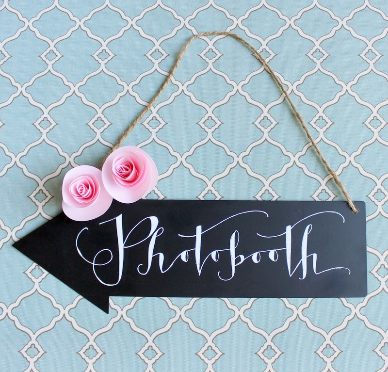Custom Chalkboard Sign Double Sided Metal Arrow