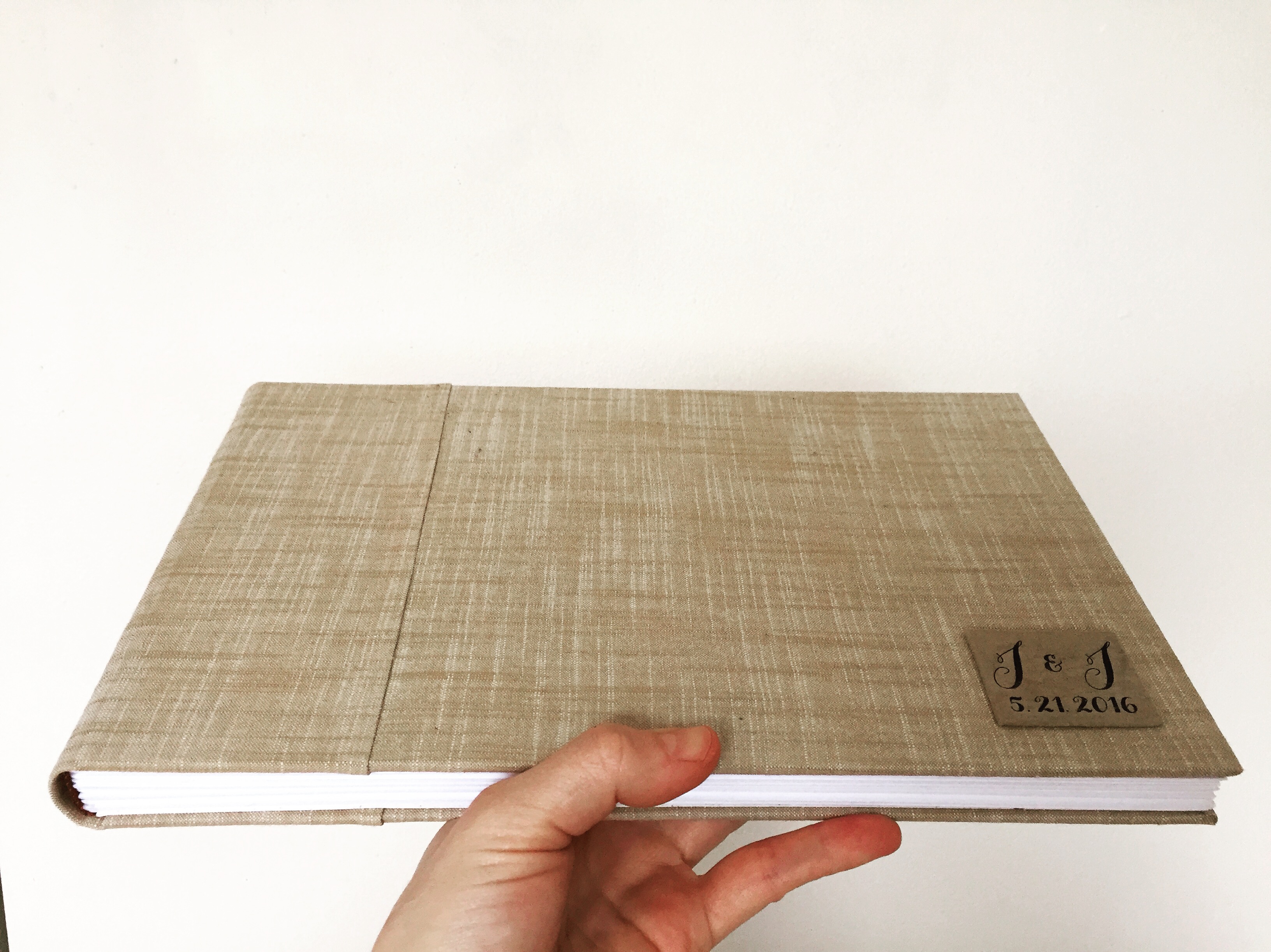 Custom Hand Bound Polaroid Guest Books