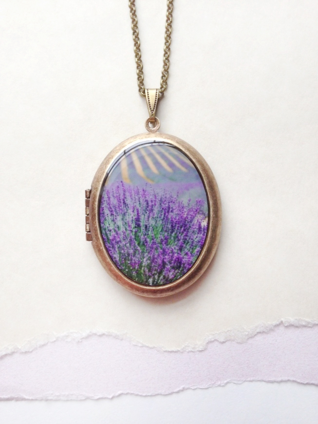 Lavender Fields Locket