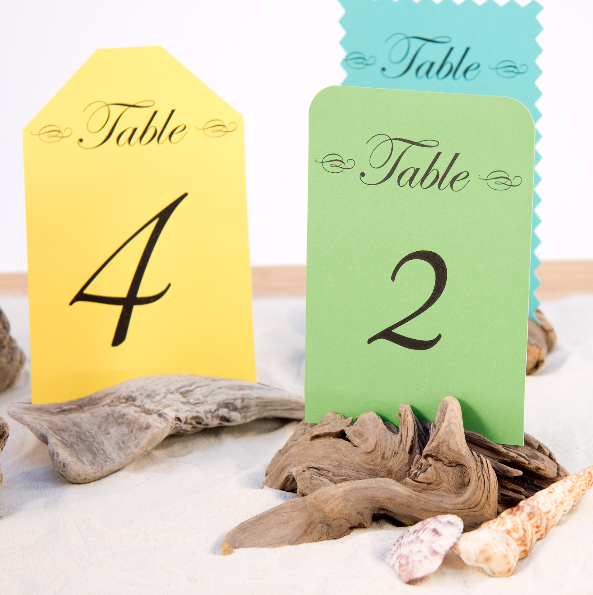 Driftwood Table Number Holders, Place Card Holder, Wedding Favors ...