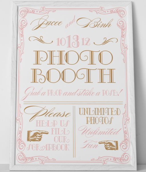 Vintage Photo Booth Sign