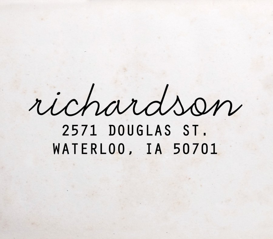 Script Address Stamp