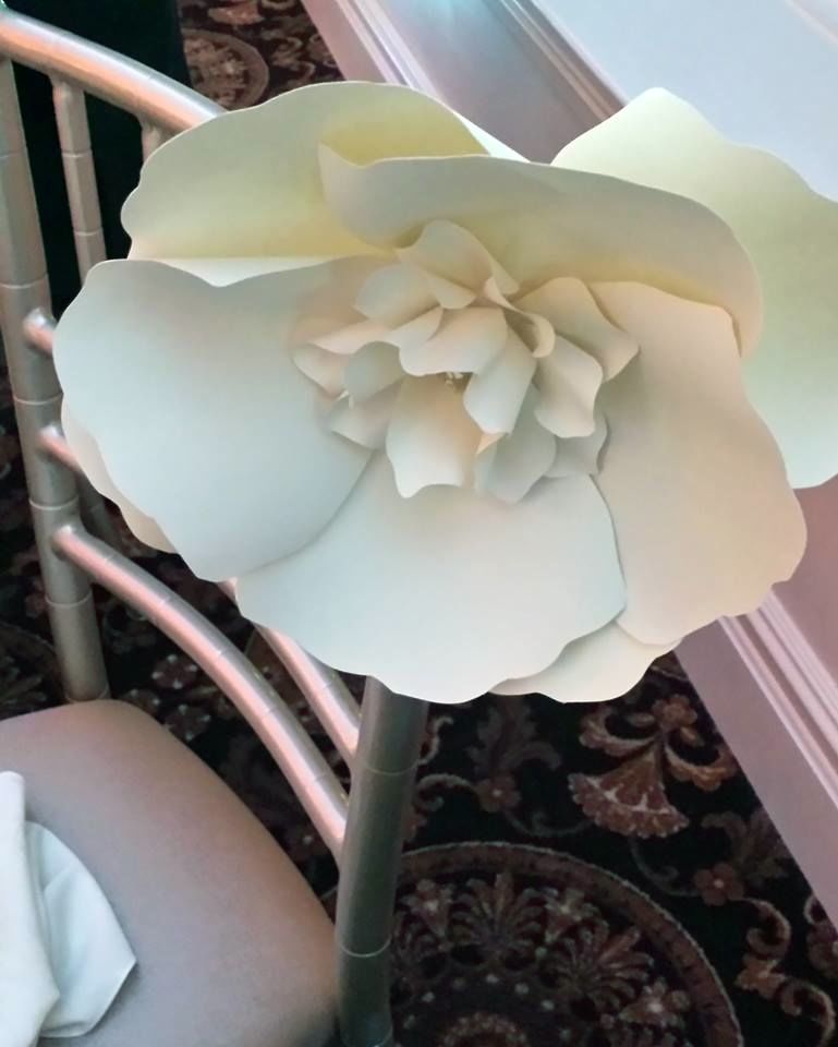 Large Paper flower - aisle décor