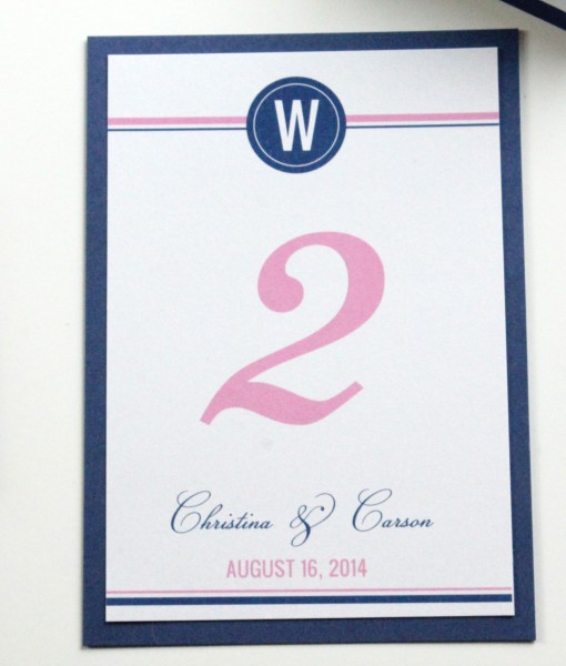 Christina – Preppy & Pretty Table Number