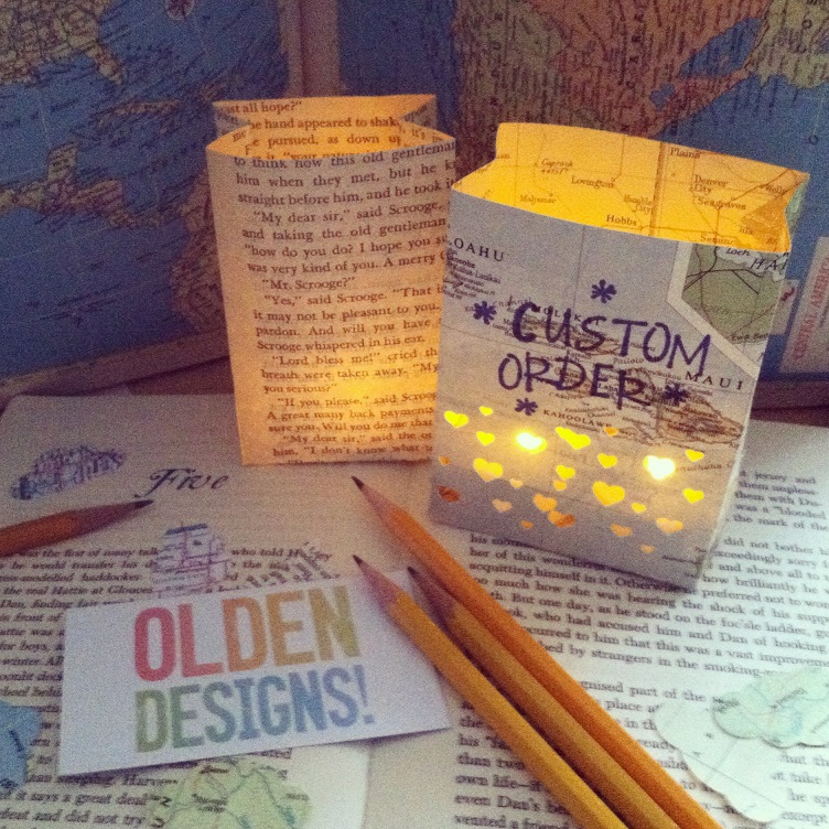Custom Made Luminaries by OldenDesigns