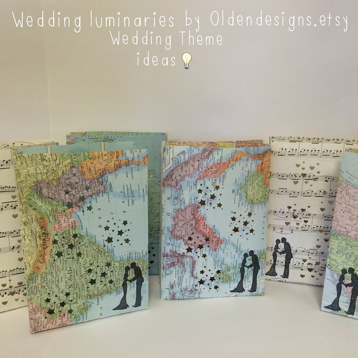 Custom Luminaries, Wedding Theme Ideas