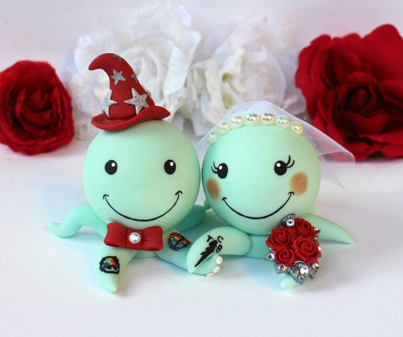 octopus cake topper, custom cake topper, wedding cake topper, sea ...