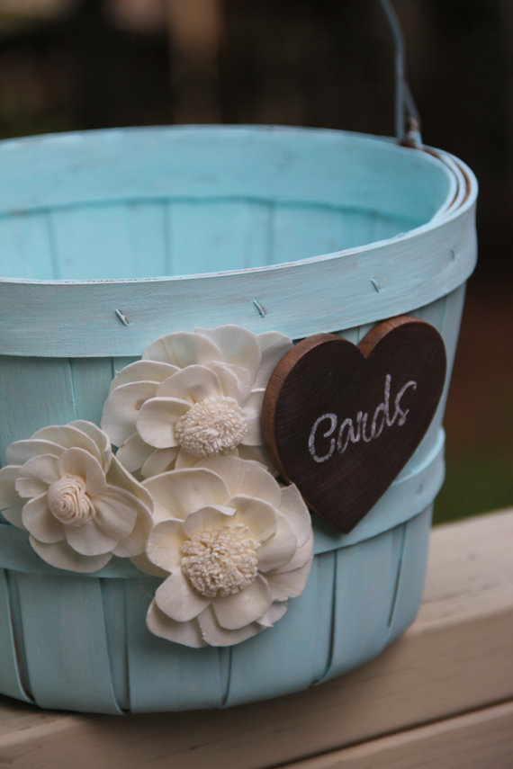Rustic Card Basket
