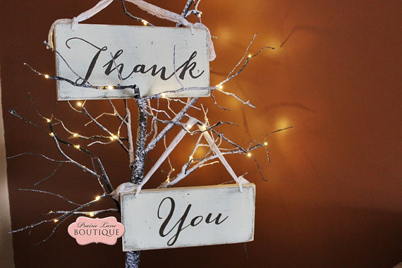 Double Sided Wedding Signs