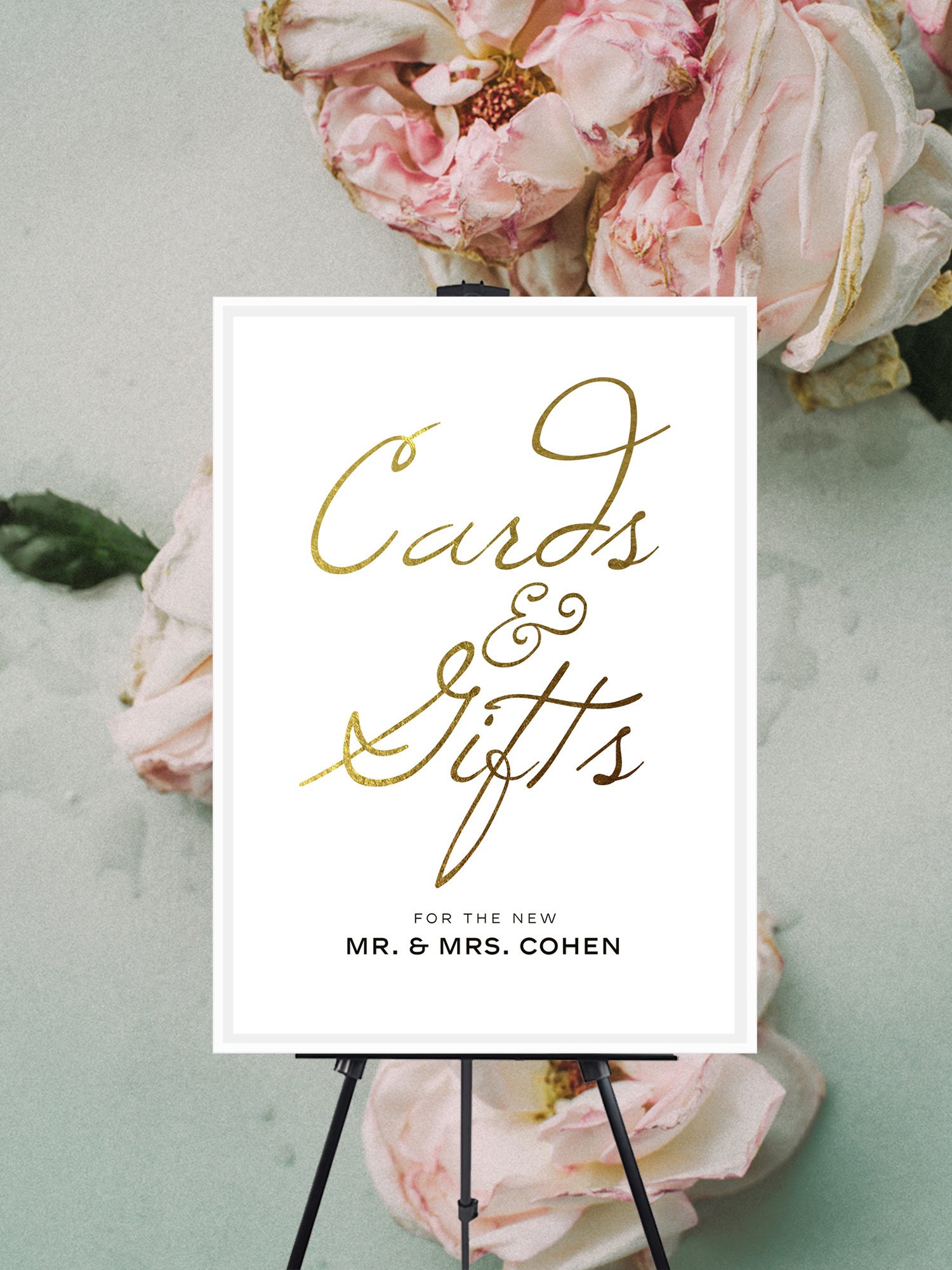 Cards and Gift Sign, Wedding Cards and Gift Sign, Printable Wedding Sign