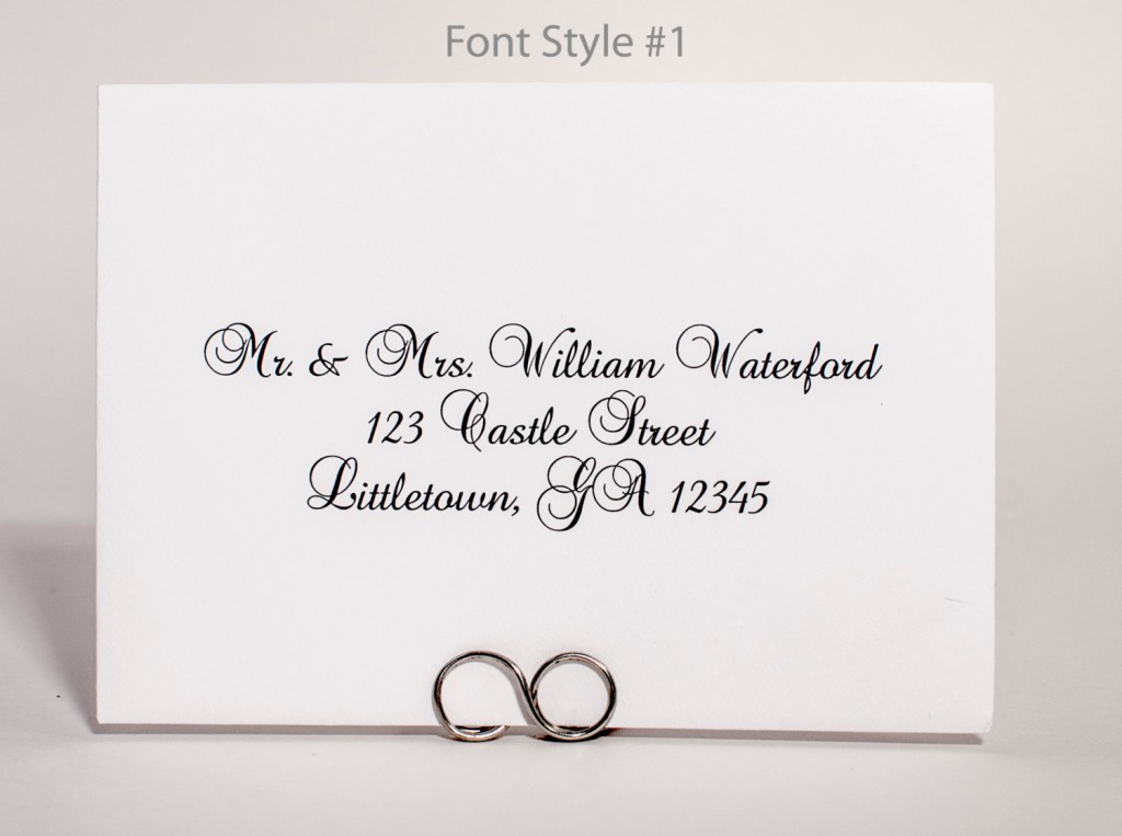 Printed Return Addresses