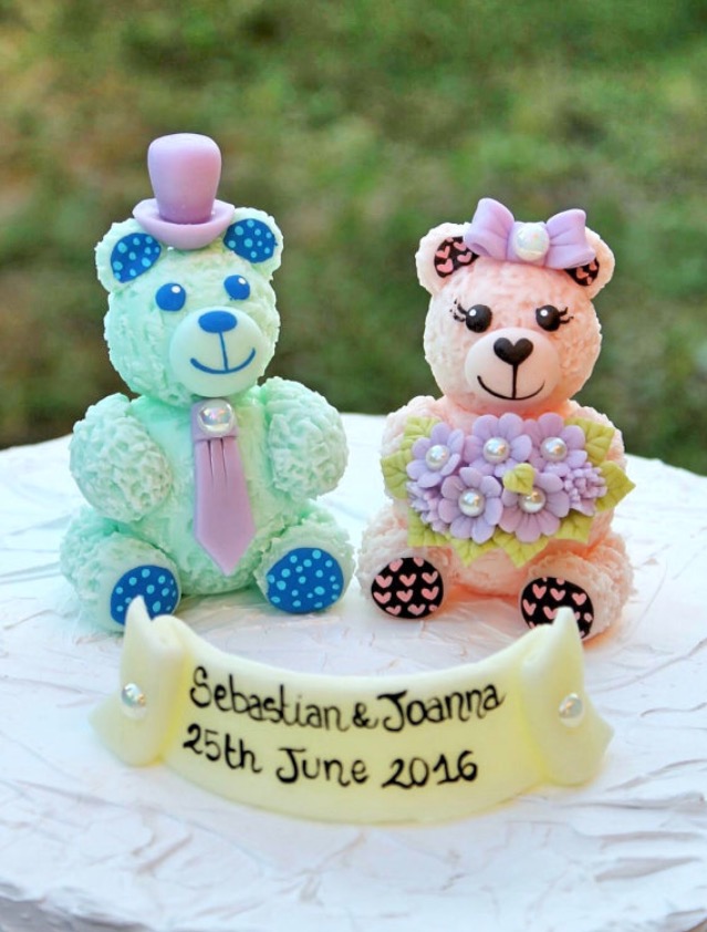 Best cake topper, wedding cake topper, cute cake topper, hand made cake ...