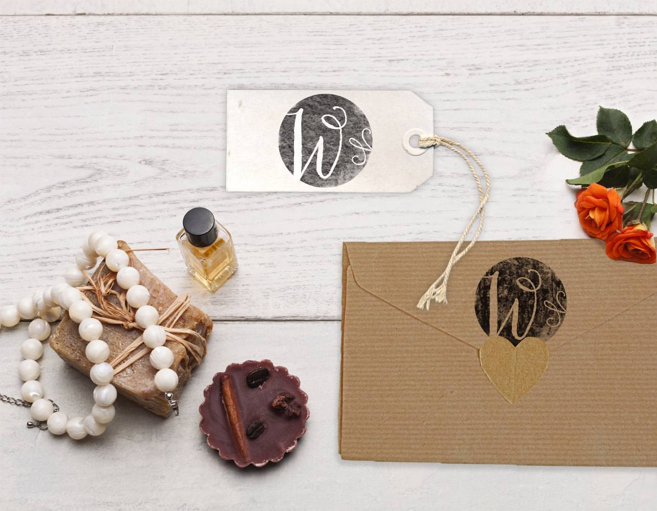 Monogram keepsake stamp makes a great custom wedding favor stamp or ...