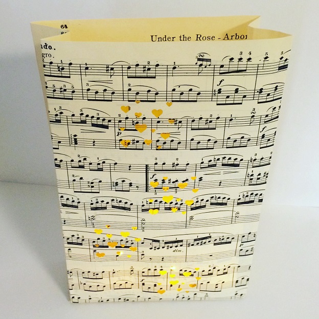 Vintage Sheet Music Centerpieces