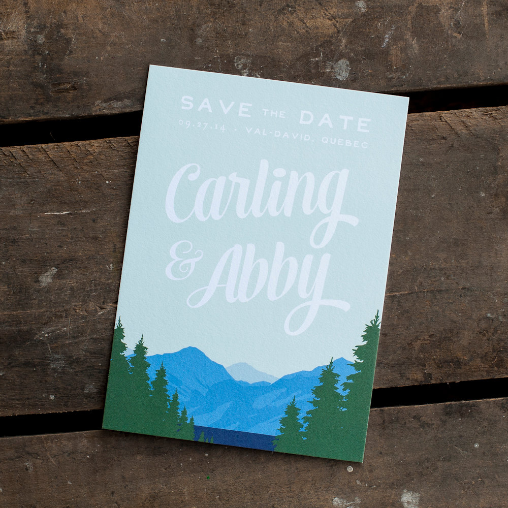Themed Save the Dates for your Wedding | Emmaline Bride®