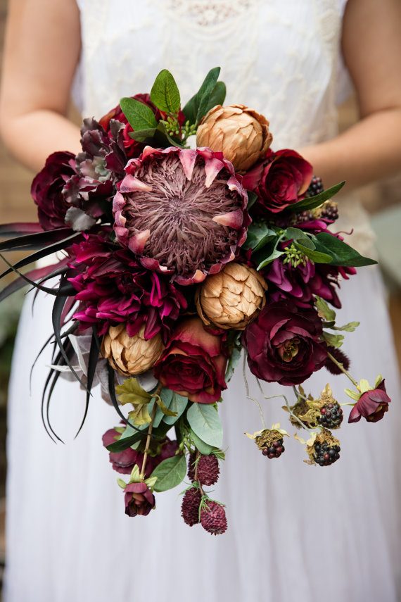 Marsala Wedding Theme Ideas - Wedding Colors | Emmaline Bride