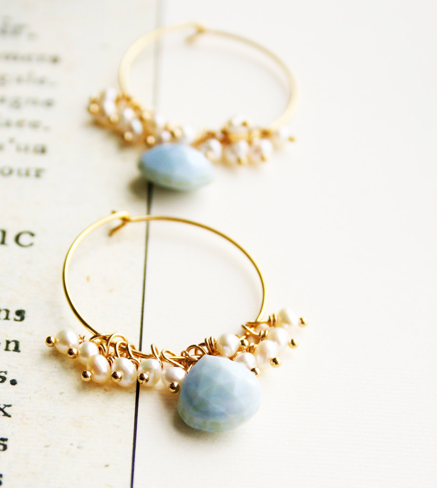 10 Earrings That Make a Perfect "Something Blue" | Emmaline Bride ...