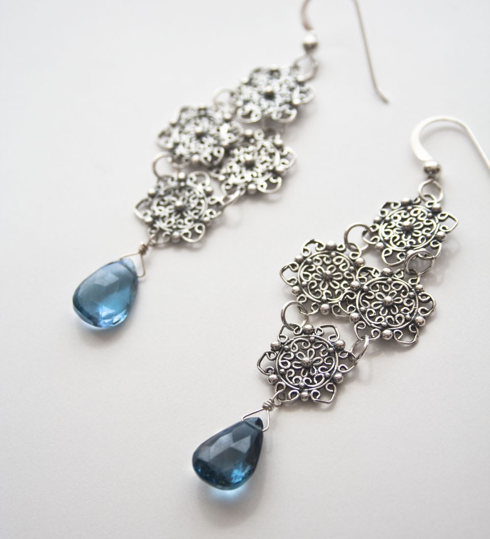 10 Earrings That Make a Perfect "Something Blue" | Emmaline Bride ...