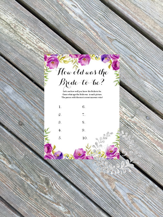 6 Printable Bridal Shower Games That Rock | Emmaline Bride Wedding Blog