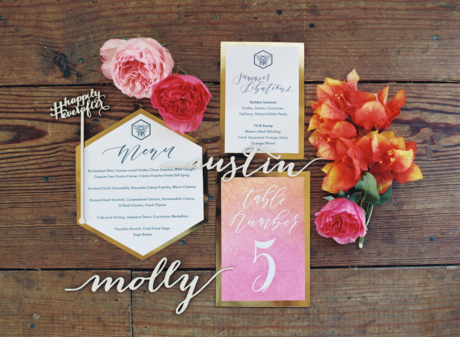 30+ Modern Hexagon Wedding Ideas | Emmaline Bride
