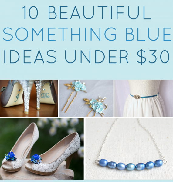 10 Something Blue Ideas Under $30 | Emmaline Bride