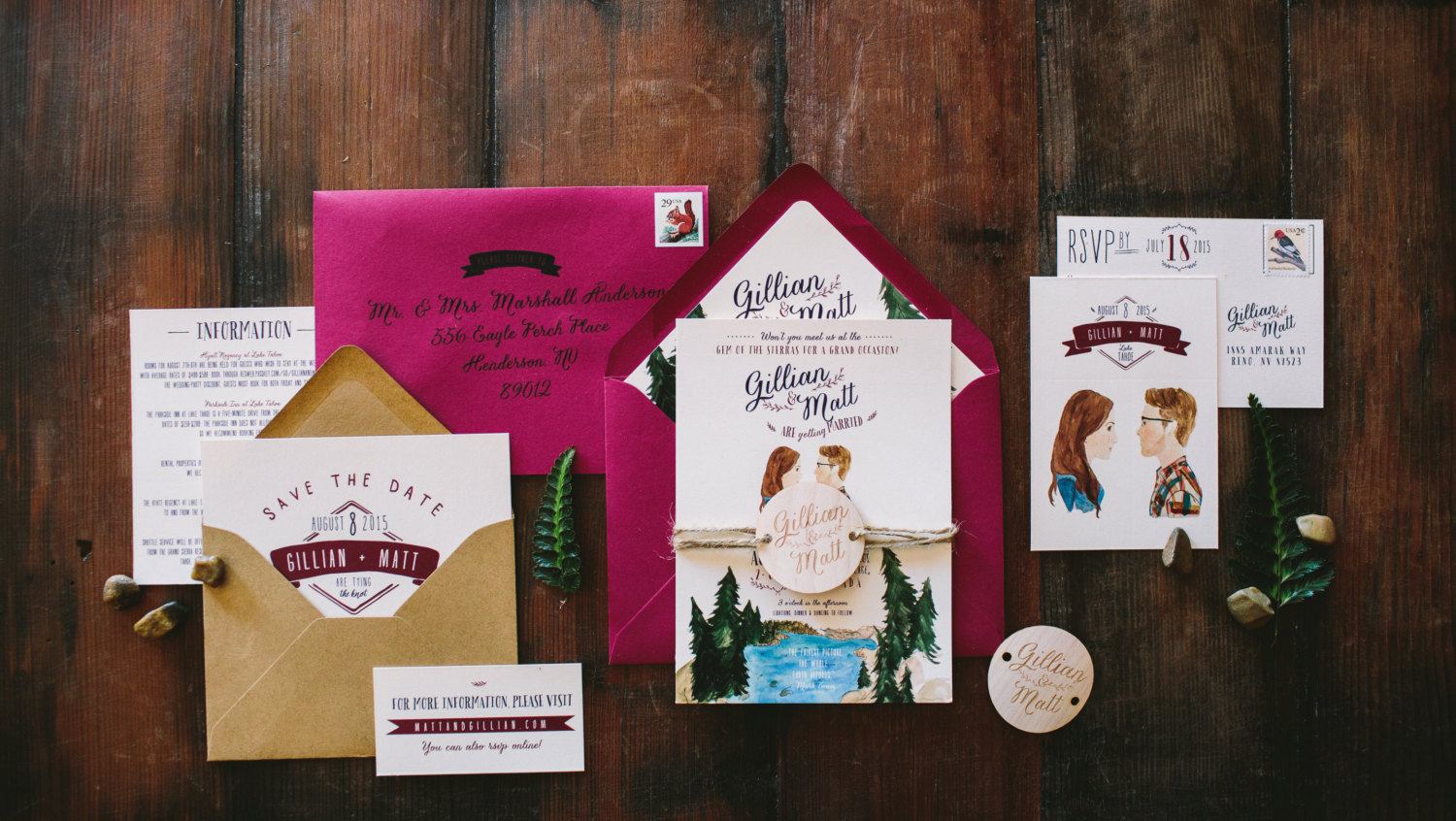 7 Amazing Rustic Wedding Invitations Etsy Finds | Emmaline Bride