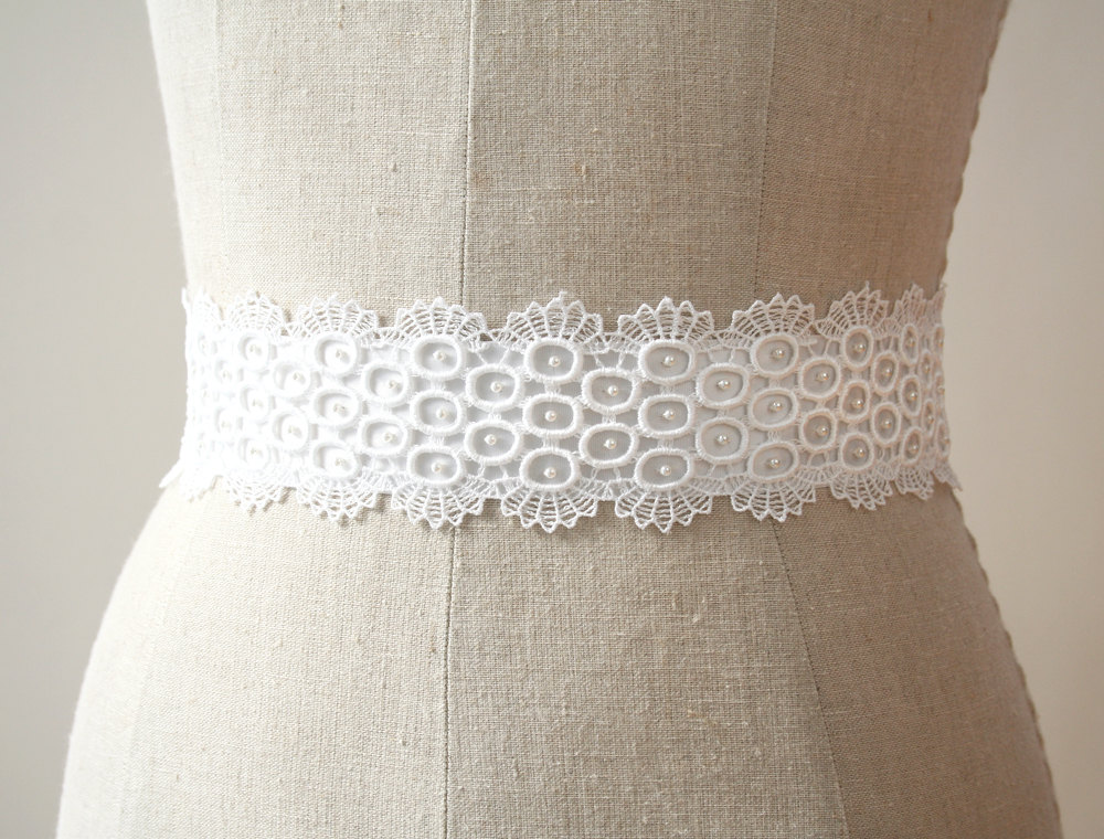 12 Beautiful Bridal Sashes to Complete Your Dress