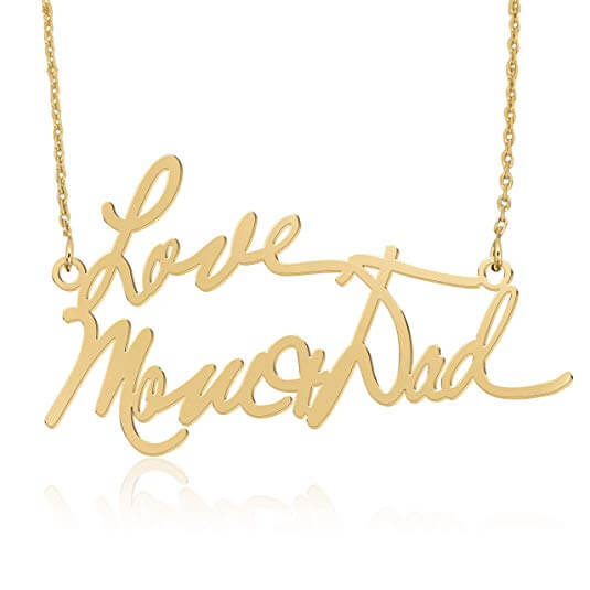 5 Best Handwriting Necklace Finds Made from ACTUAL Writing