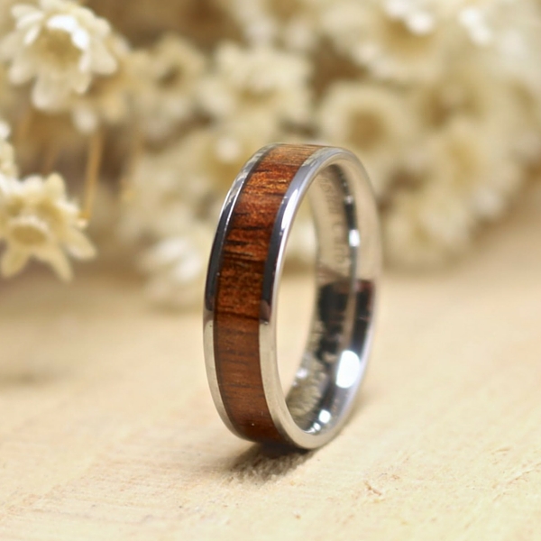 Wood Wedding Ring for Men -- Handmade-a-Day