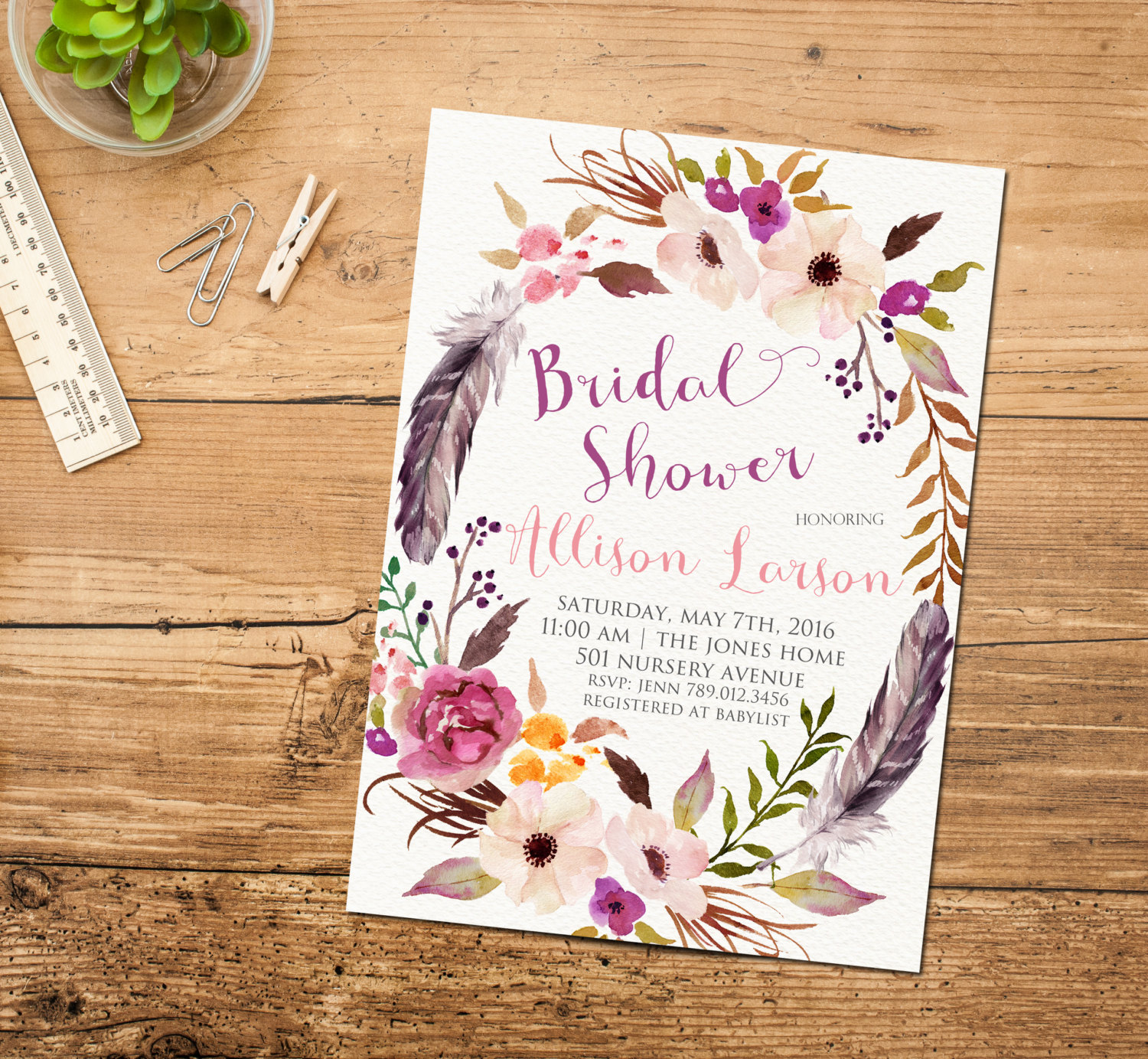 24 Fun (& Easy!) Boho Bridal Shower Ideas | Emmaline Bride Wedding Blog