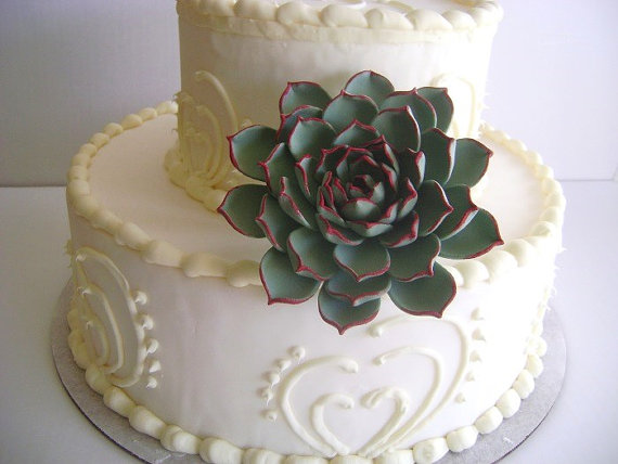 Clay Flower Cake Toppers for Your Wedding | Emmaline Bride