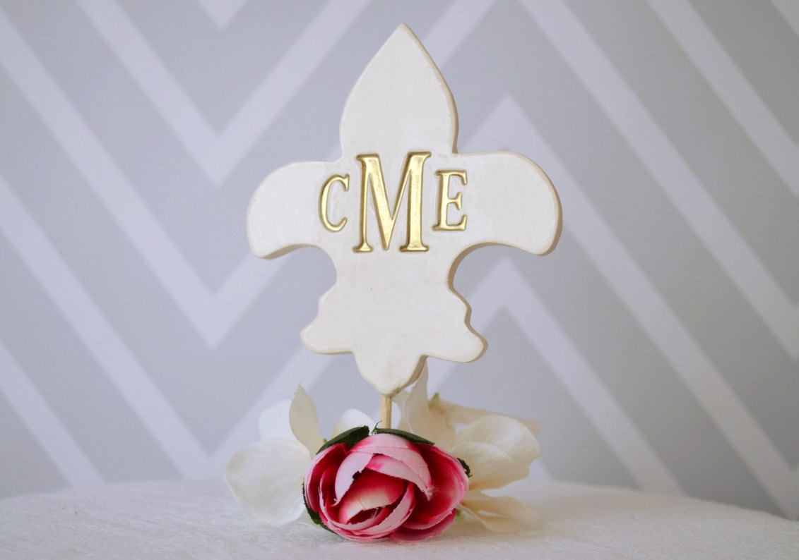 Ceramic Cake Toppers for Weddings | Emmaline Bride Wedding Blog