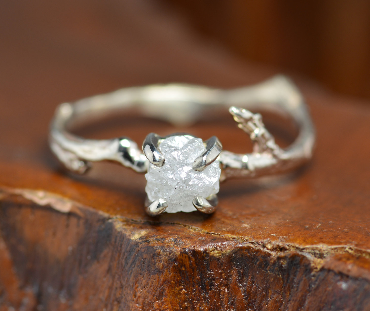 Nature Inspired Engagement Rings on Etsy | Emmaline Bride