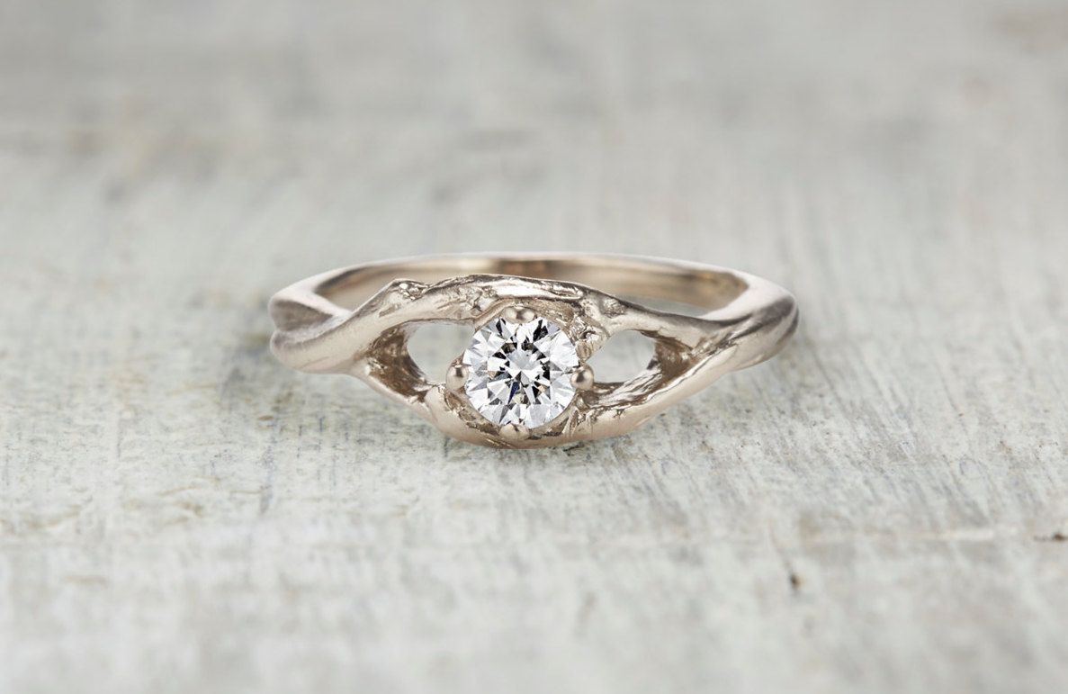 Nature Inspired Engagement Rings on Etsy | Emmaline Bride