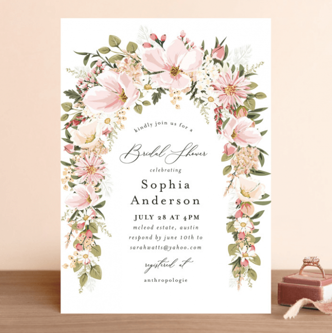 Bridal Shower Invitation Wording Examples | Emmaline Bride