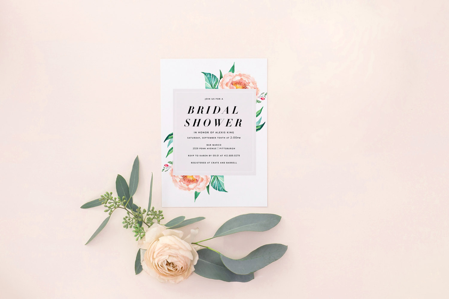 Printable Bridal Shower Invitations That'll Make Your Life So Much Easier
