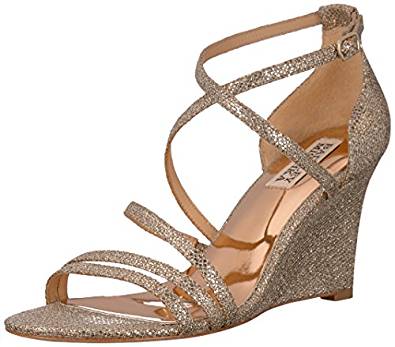 30 Best Gold Wedding Wedges: Low Heel, High Heel Wedges + Sandals