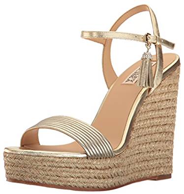 30 Best Gold Wedding Wedges: Low Heel, High Heel Wedges + Sandals