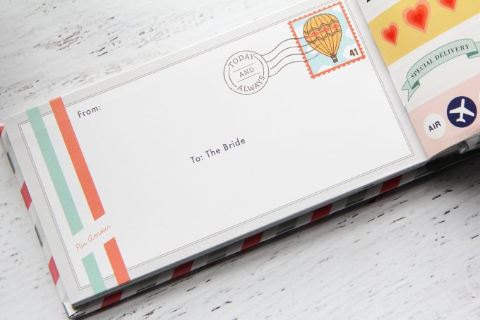 Letters to the Bride: How to Make a Letters to the Bride Book - Wedding