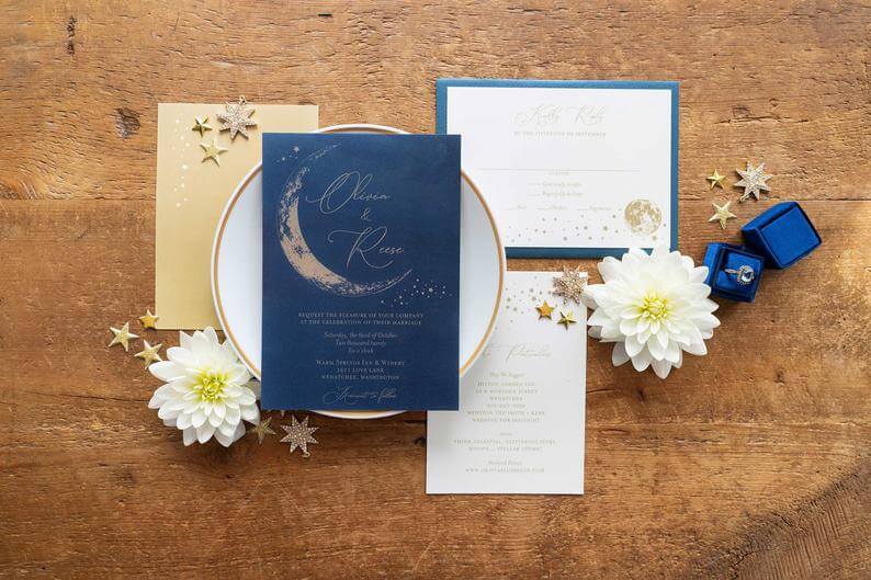 50 Best Moon and Stars Wedding Ideas | Emmaline Bride