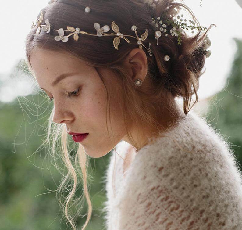 50 Best Bridal Flower Crowns for Weddings | Emmaline Bride