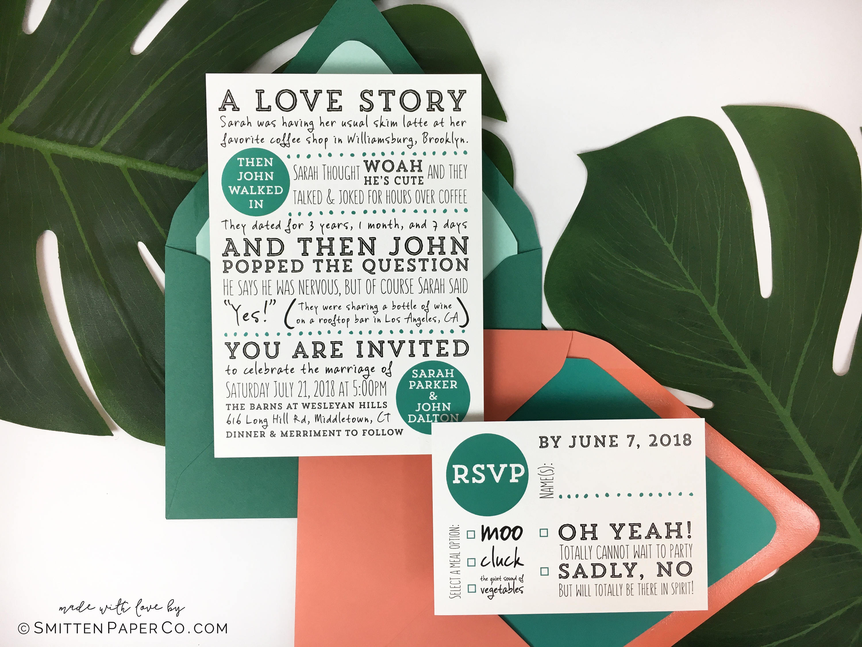 75 Fun + Unique Wedding Invitations for Cool Couples | Emmaline Bride®
